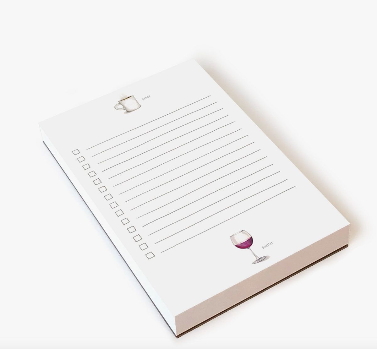 Start & Finish Notepad – Salte